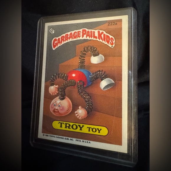 Topps | Toys | Vintagegarbagepailkidscard Troy Toy 986 222a In Sleeve ...